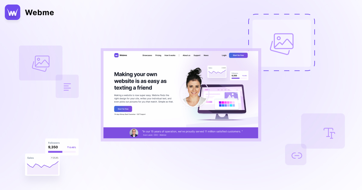 Prices and plans for your website | Webme.com